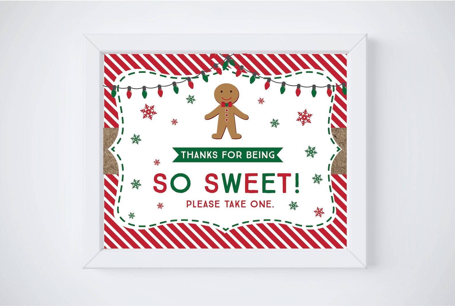 Printable Gingerbread Cookie Decorating Kit: Christmas Labels (INSTANT ...