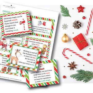 Printable Indoor Christmas Scavenger Hunt - Christmas Treasure Hunt ...