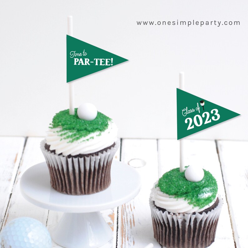Golf Graduation Party Golf Tee Flags 2023 Graduation - Etsy
