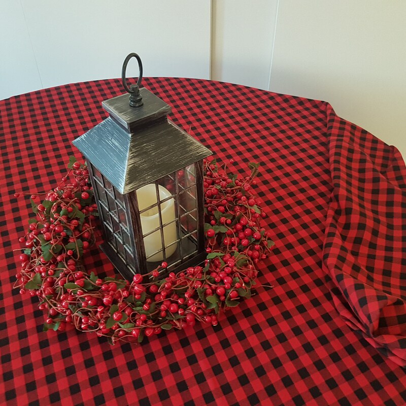 Buffalo Plaid Tablecloth - Etsy