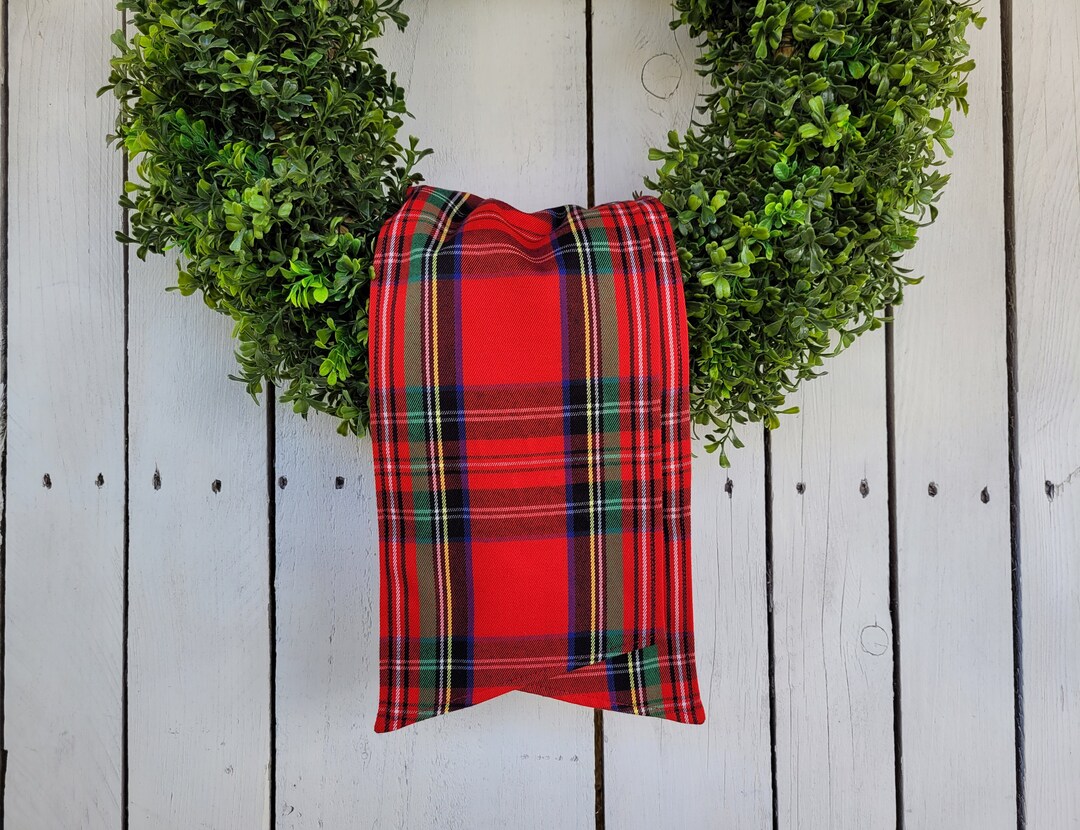 Royal Stewart Wreath Sash, Blank Wreath Sash, Christmas Wreath Sash - Etsy