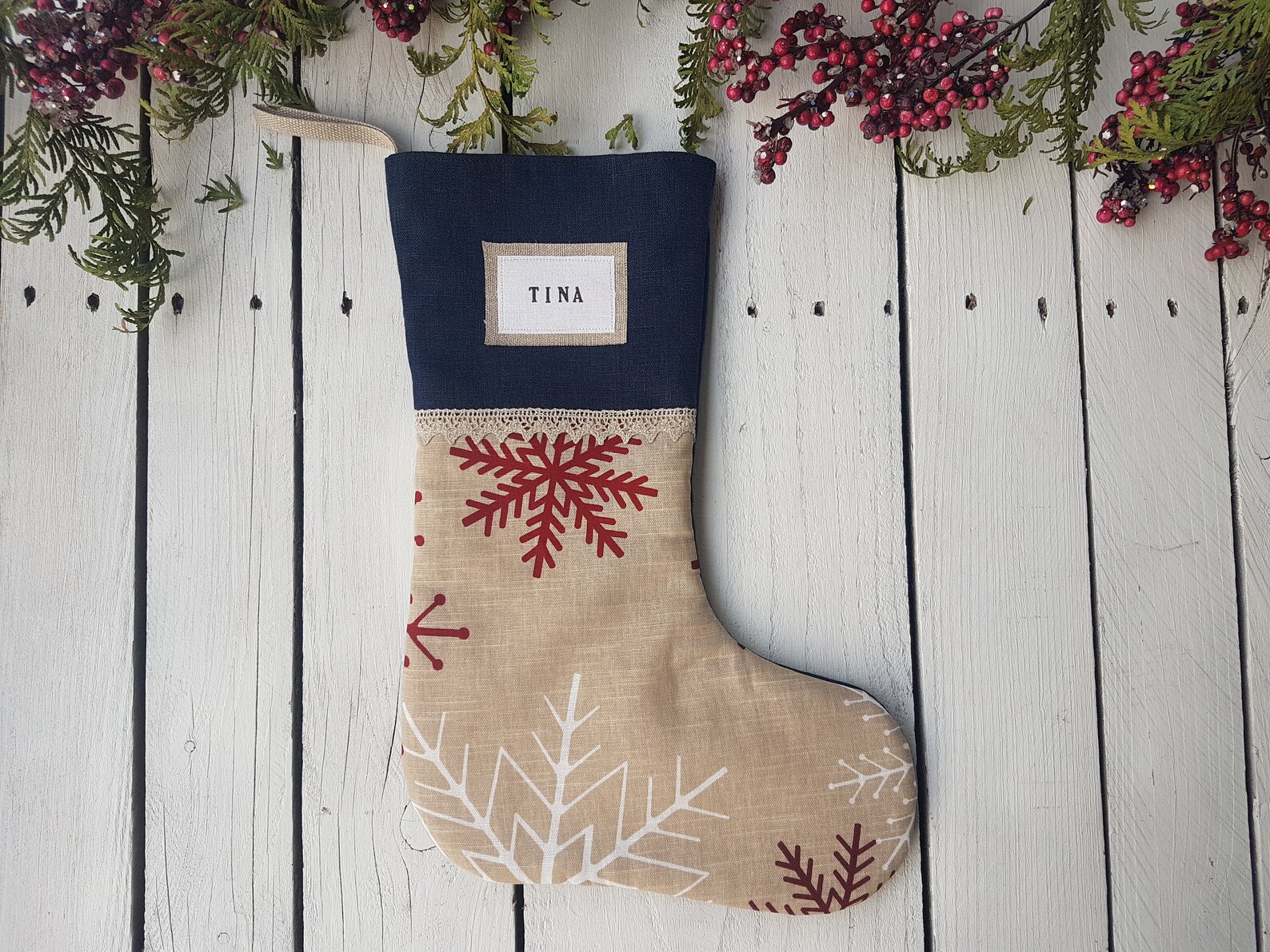 Family Christmas Stockings Fun Kids Stockings Black - Etsy