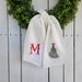 Christmas Tree Sash, Monogramed Wreath Sash, Door Wreath Sash ...