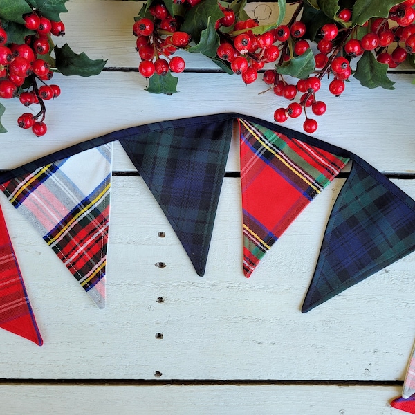 Tartan Garland - Etsy