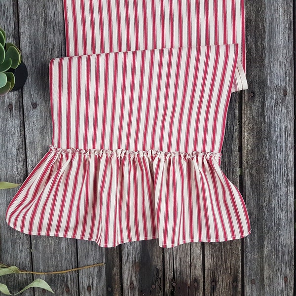Ruffled Table Runner - Etsy