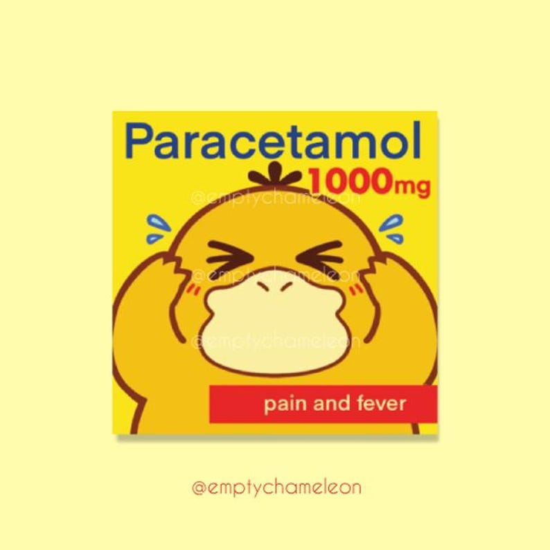 Paracetamol Sticker - Etsy