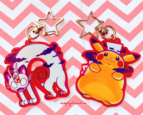 2 Gigantamax/hisuian Acrylic Keychains - Etsy