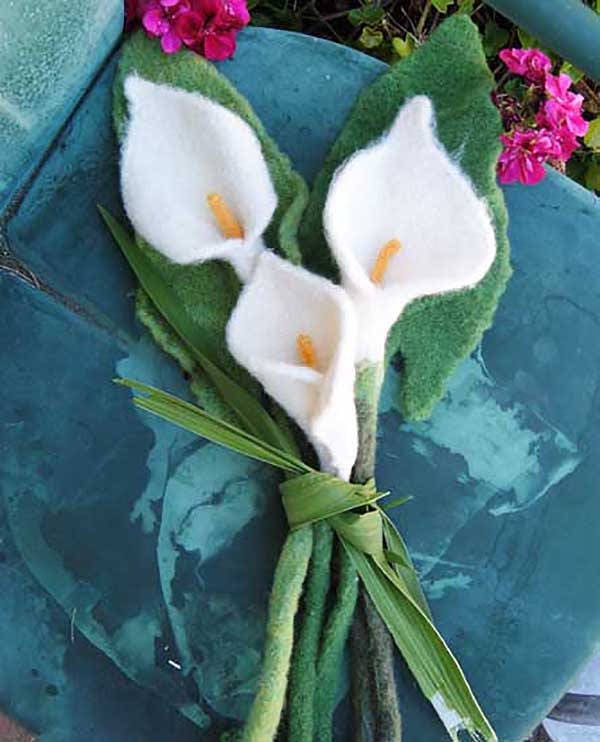 Calla Lily Flower Knitting Pattern - Etsy