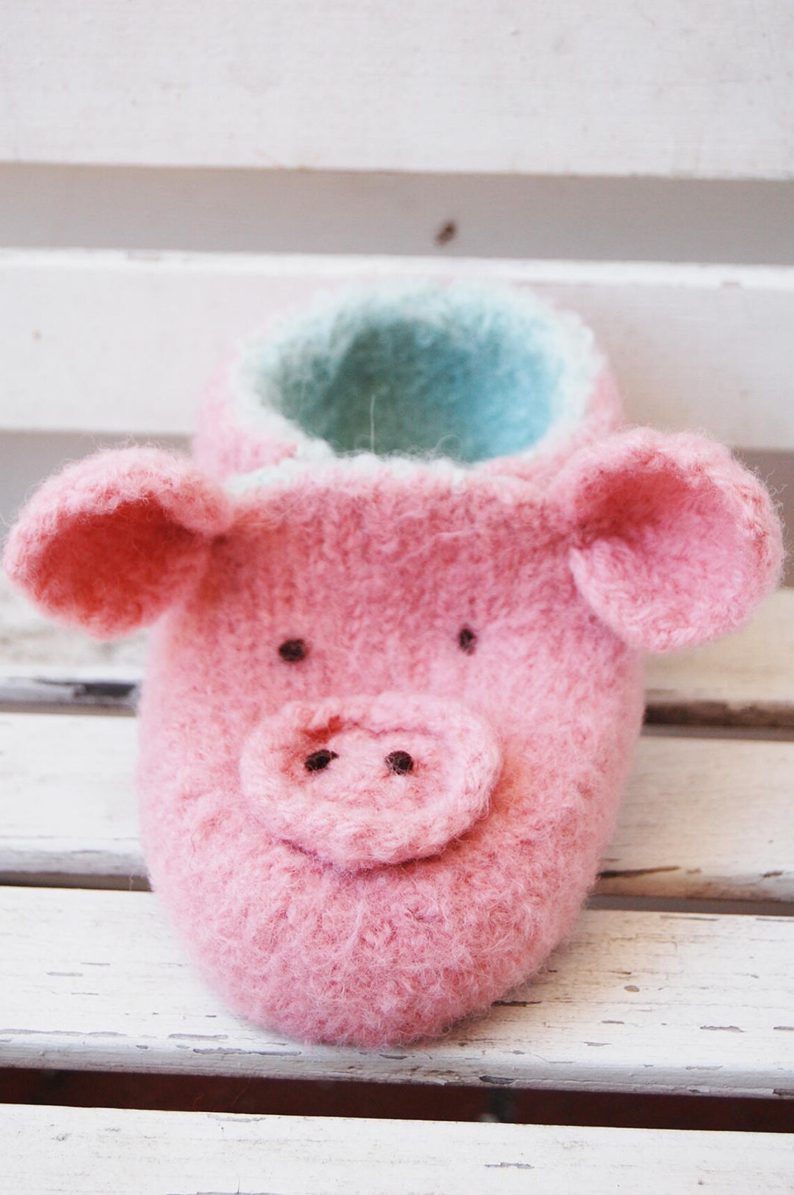 Pig Slippers (for Adults) Knitting Pattern - Etsy