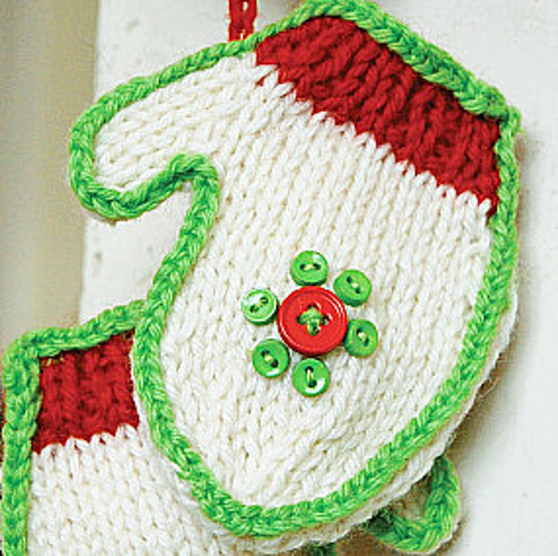 Mini Mitten Holiday Garland Knitting Pattern - Etsy