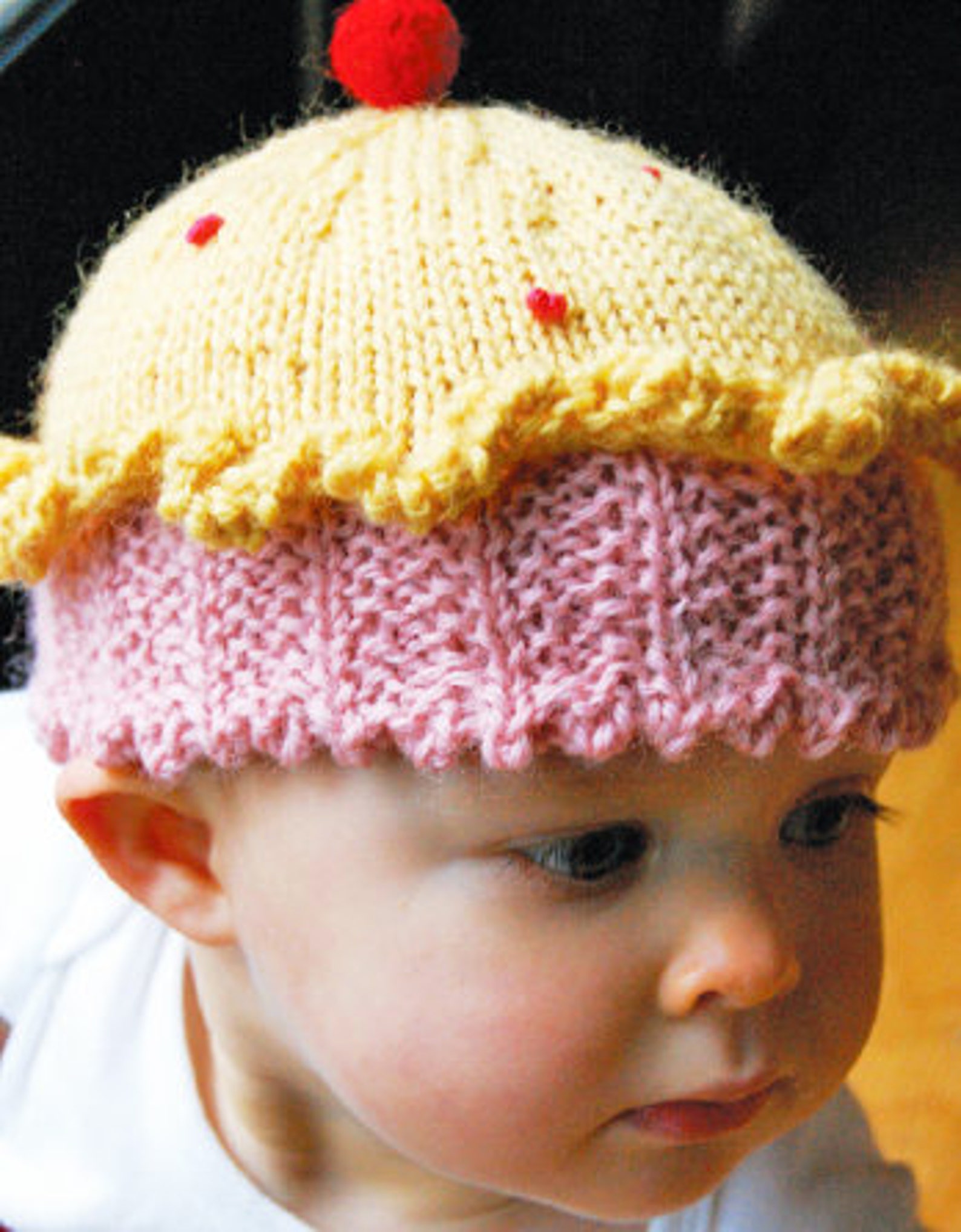Cupcake Hat Knitting Pattern - Etsy