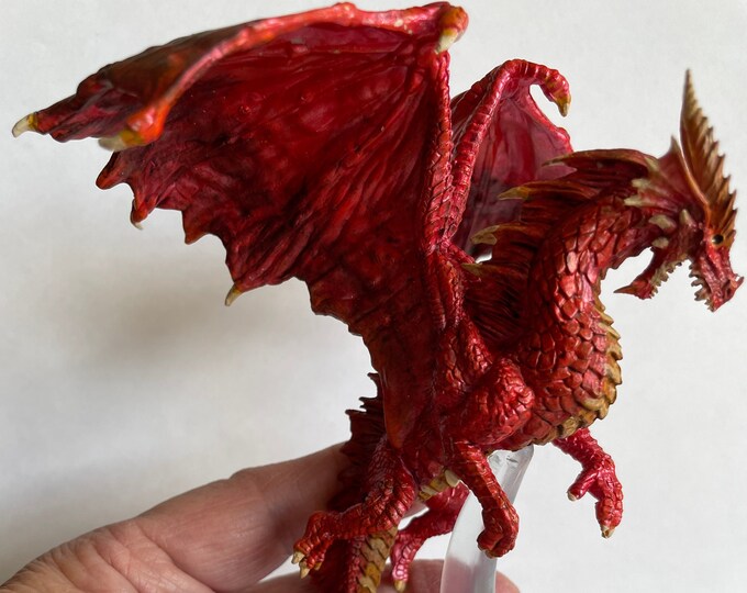 Young Red Dragon Dnd Miniature Professionally Painted - Etsy