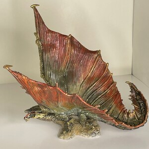 Young Copper Dragon Miniature - Etsy