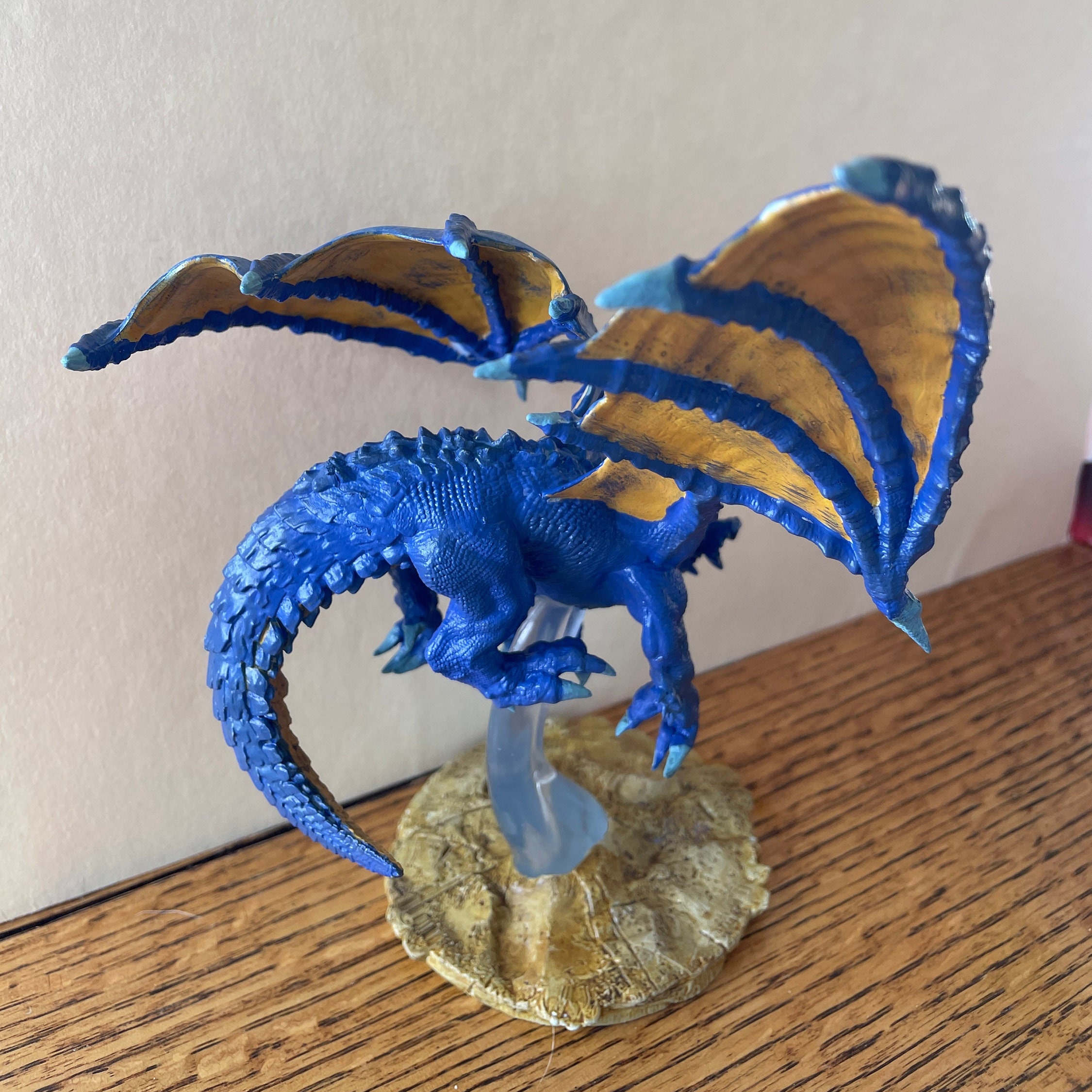 Dnd Young Blue Dragon Pro-painted Gaming Miniature - Etsy