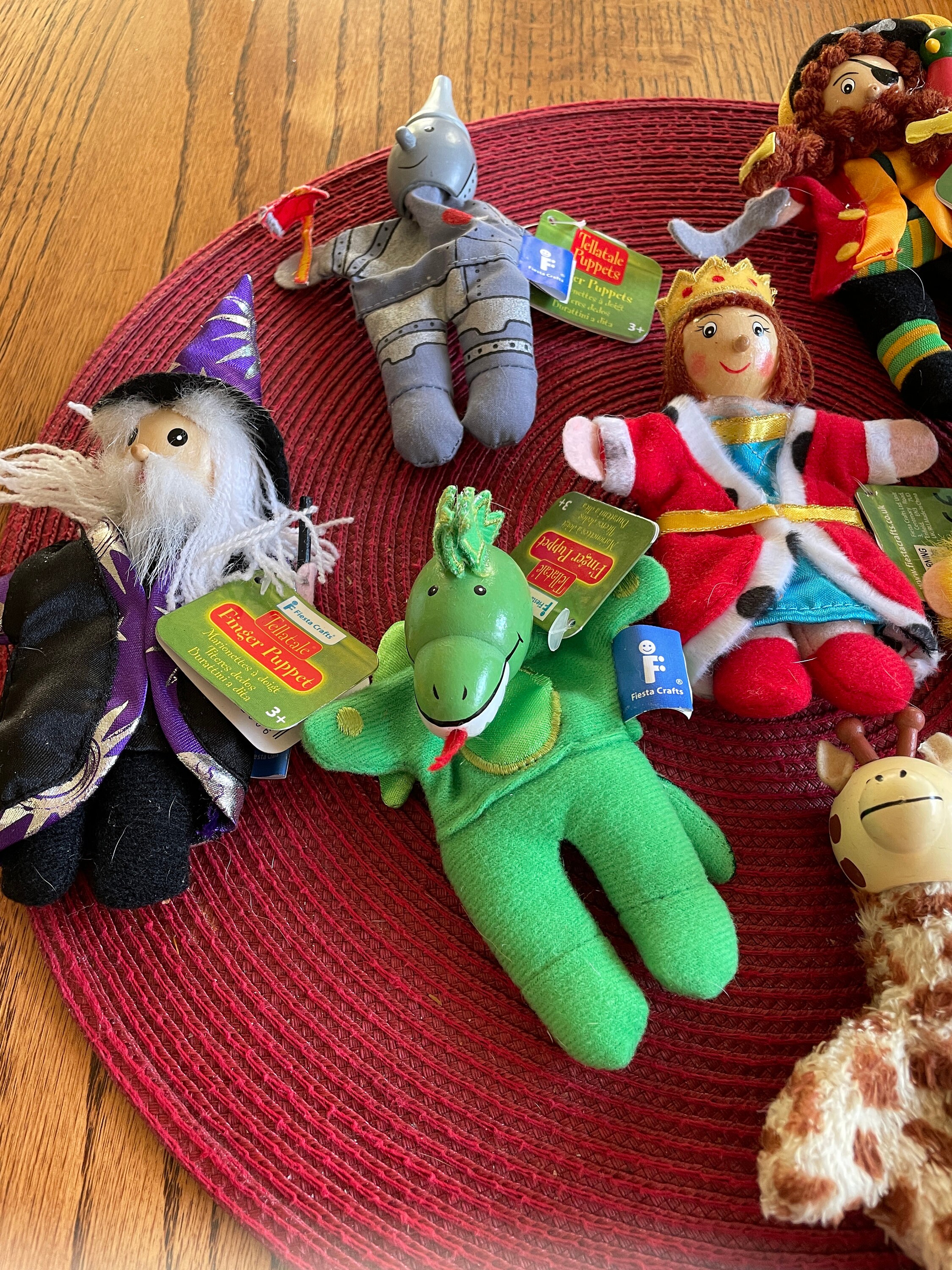 Children's Finger Puppets Fairy Tale Set of 8 - Etsy