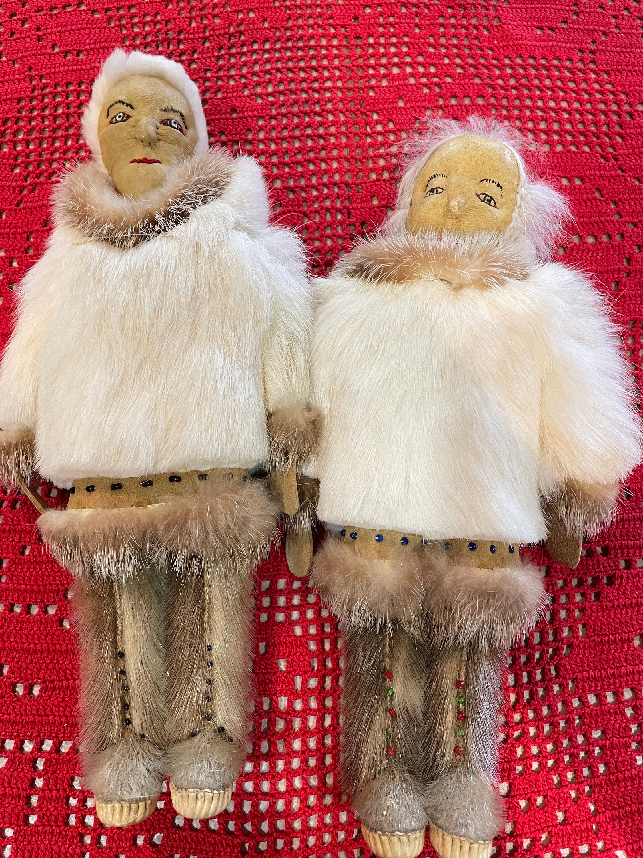 Inuit Old Man and Oid Woman Dolls - Etsy