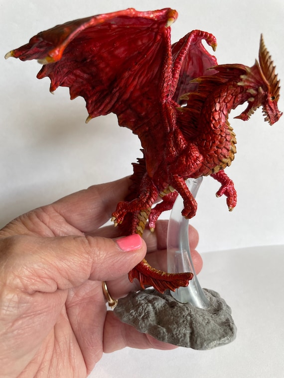 Young Red Dragon Dnd Miniature Professionally Painted | Etsy