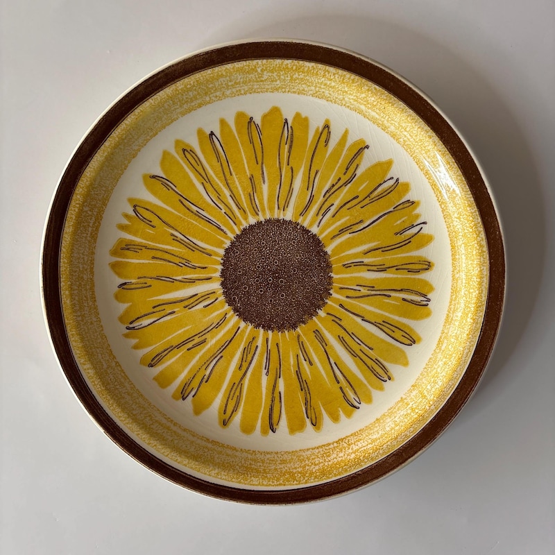 Sunflower Pattern Dinnerware - Etsy