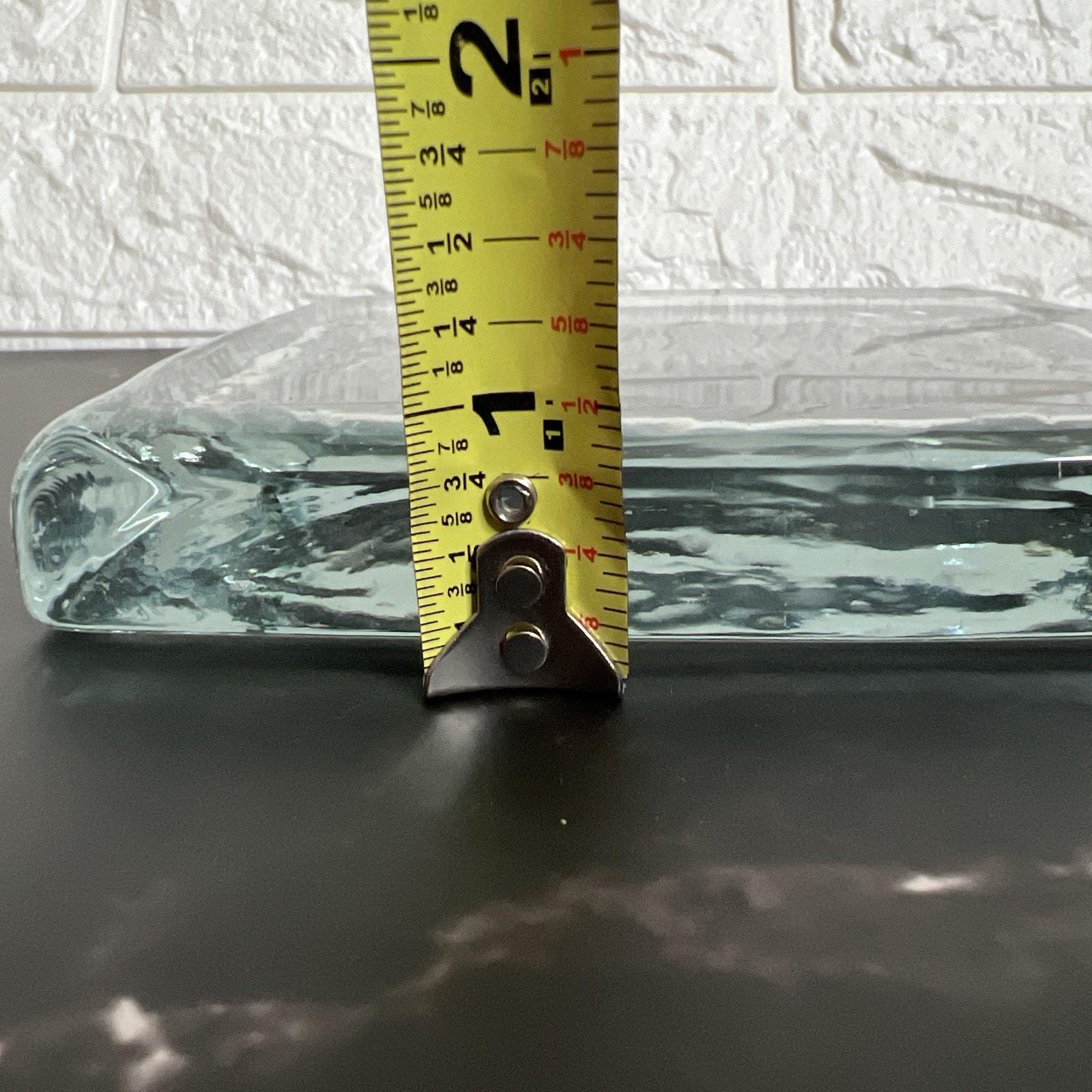 LSA Poland Clear Glass Trivet –6” Square – Heavy 3/4” Thick – Vintage ...