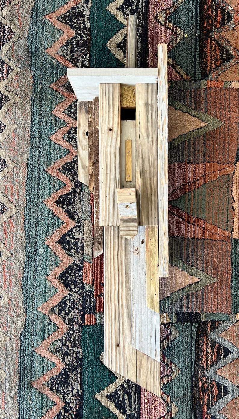 Large Reclaimed Wood Birdhouse, Handmade by Illinois Artist - Etsy