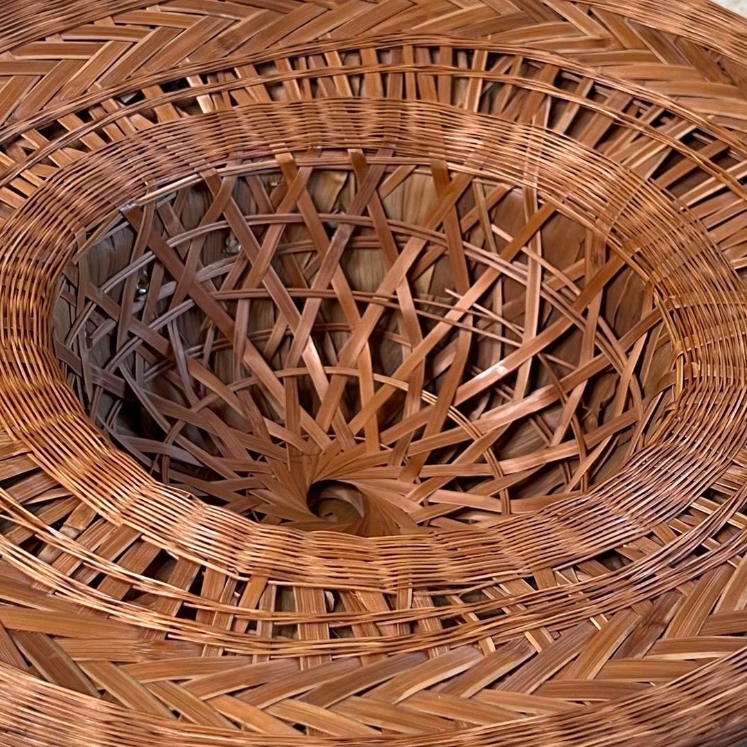 Vintage Shanghai Handicrafts Wicker Pith Helmet – French Colonial Style ...