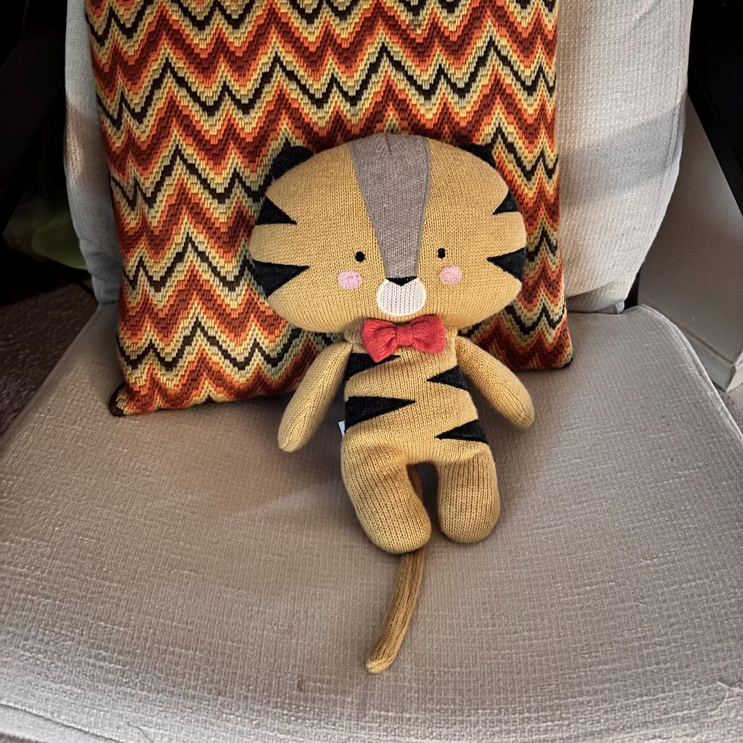 Crocheted Cartoon Cat Plush – Big Head, Odd Proportions – Anthropologie ...