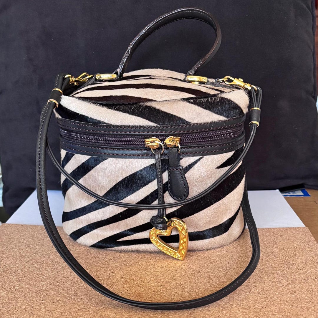 Purse. Moschino Box/crossbody Bag. Calfskin. Vintage. - Etsy