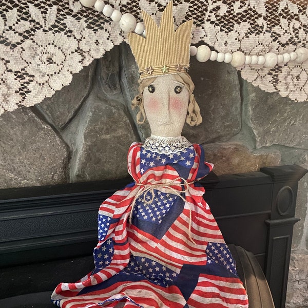 Lady Liberty Doll - Etsy