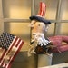 Primitive Americana Uncle Sam Flying With Flag, Handmade Uncle Sam ...