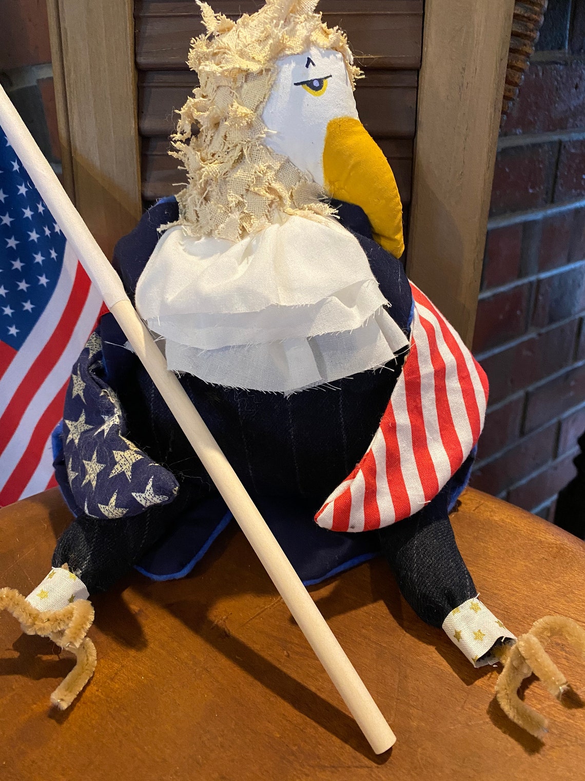 Primitive Eagle Decoration Patriotic Bald Eagle Primitive | Etsy