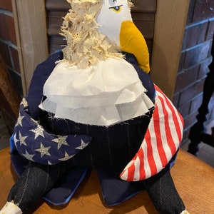 Primitive Eagle Decoration, Patriotic Bald Eagle, Primitive Americana ...