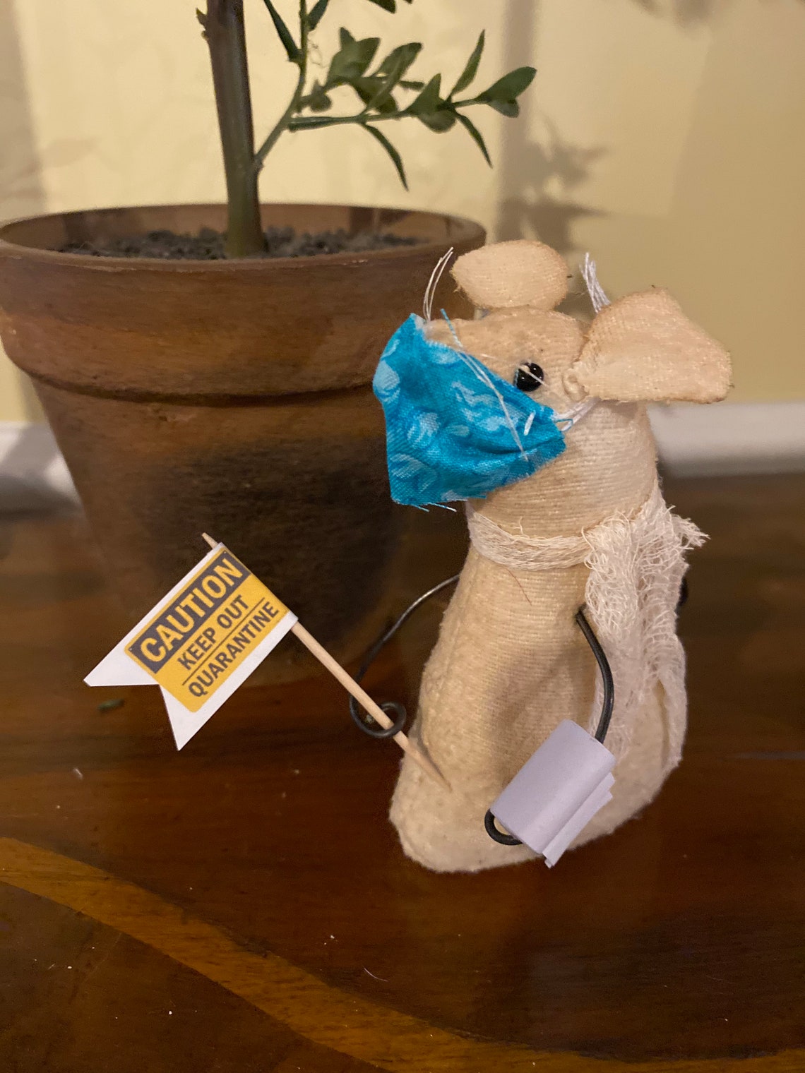 Primitive Mouse Quarantine Mouse Handmade Quarantine Mouse - Etsy