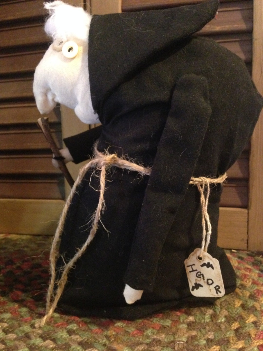 Igor the Hunchback Halloween Primitive Doll Figure, Handmade Halloween ...