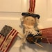 Primitive Americana Uncle Sam Flying With Flag, Handmade Uncle Sam ...