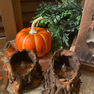 Drippy Candles Handmade Battery Operated Faux Candles, Halloween Drippy ...