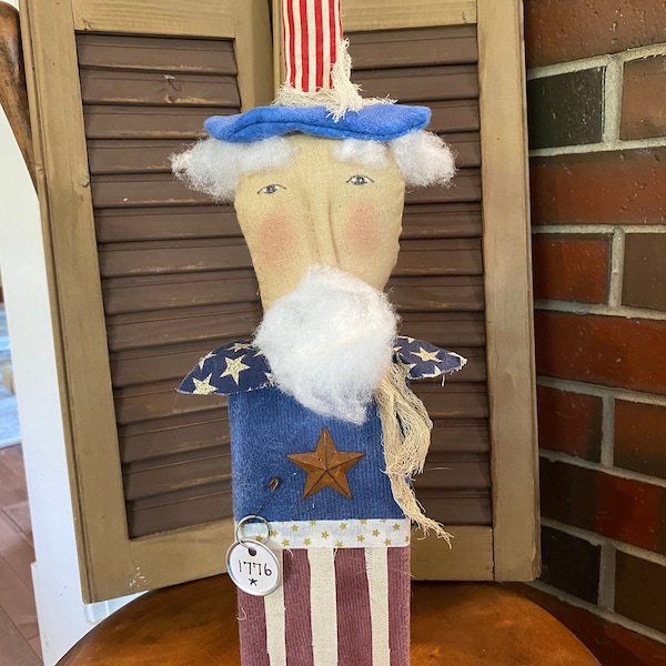 Wooden Uncle Sam - Etsy