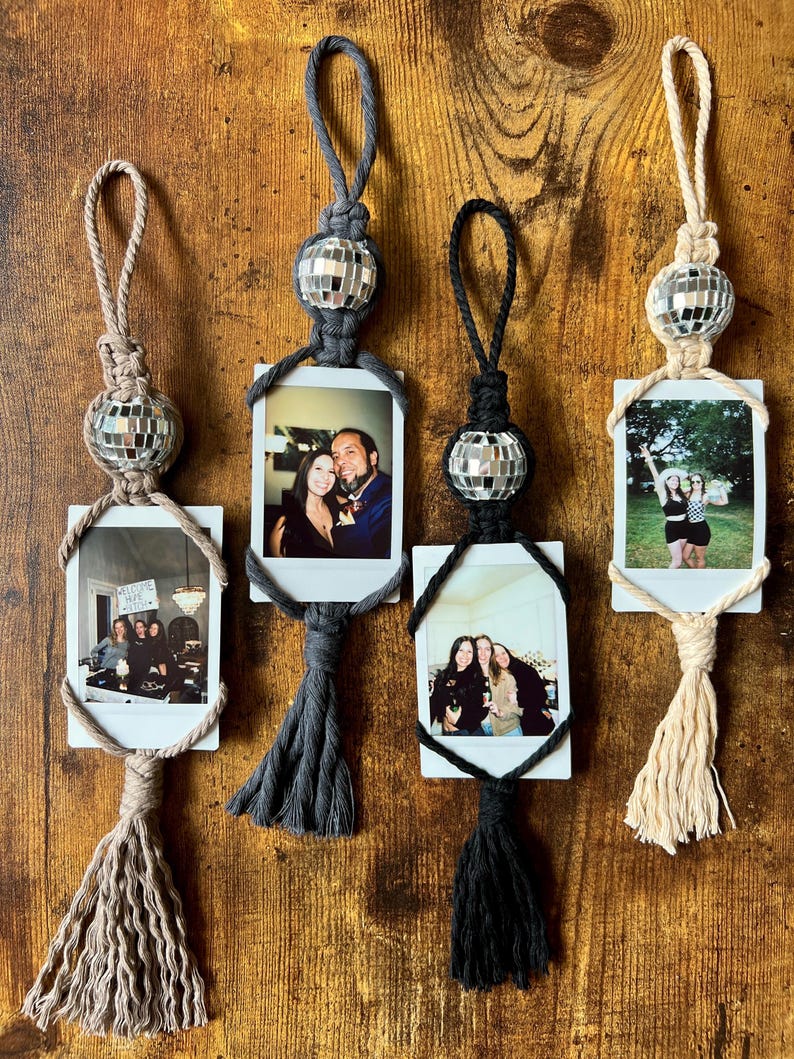 Mini Photo Frame | Polaroid Hanging Car Charm - Etsy