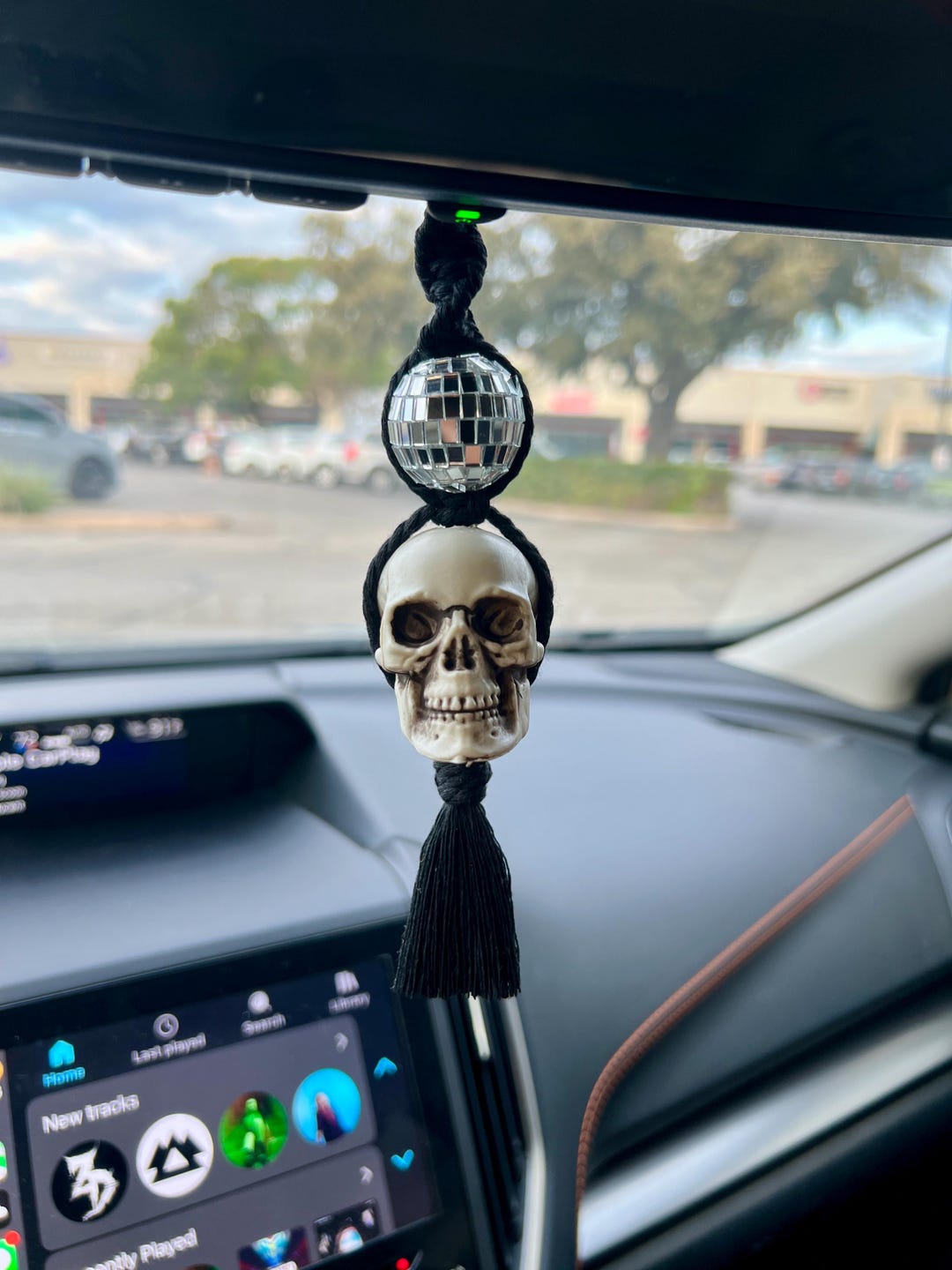 Disco Skull Hanging Car Charm - Etsy