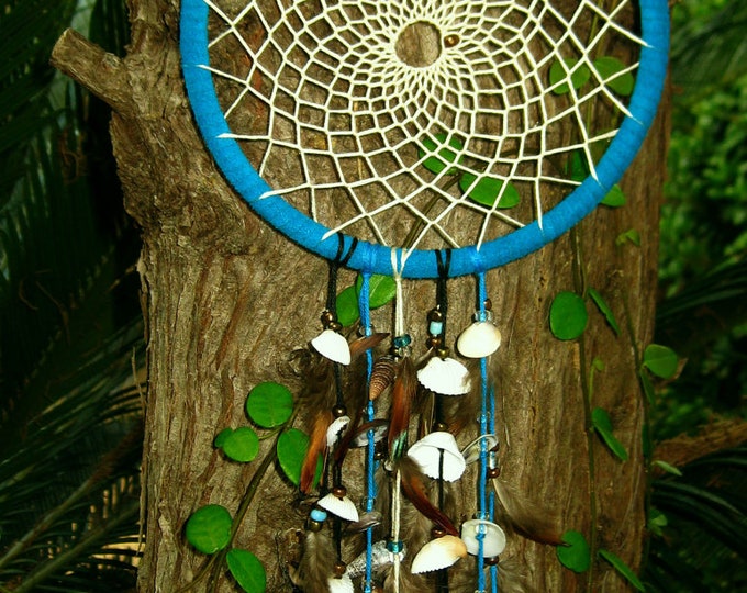 Turquoise Shell Dream Catcher - Etsy