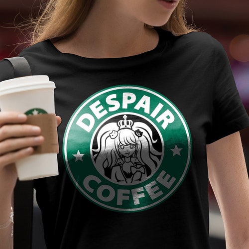 Womens Slim Fit: Despair Coffee / Danganronpa / Junko T-shirt - Etsy