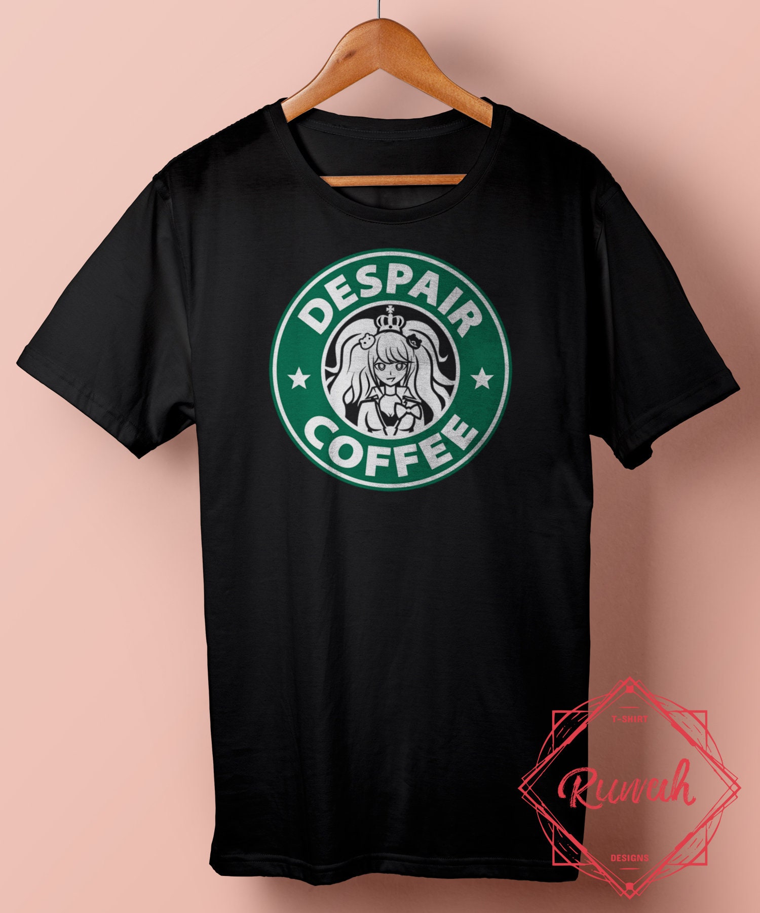 Unisex/mens: Despair Coffee / Danganronpa / Junko T-shirt | Etsy