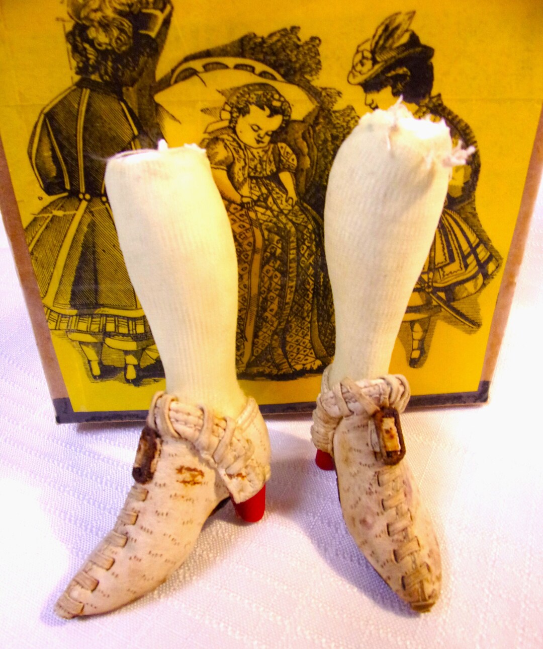 Antique Plaster Doll Legs for China Head Dolls Repair, Making, Parts ...