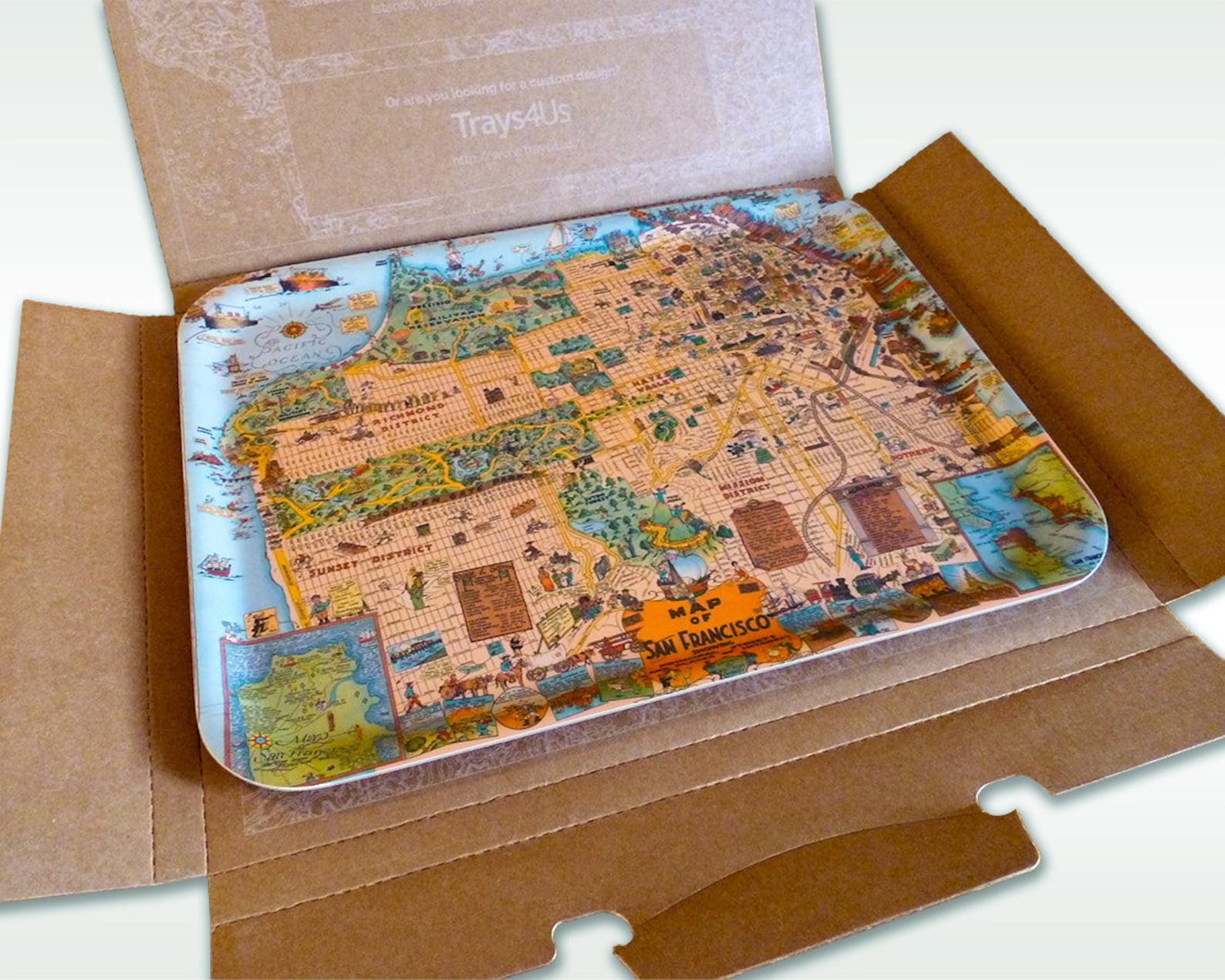 Manhattan 1840 Map Tray 16 1/2"x12 1/2" - Etsy