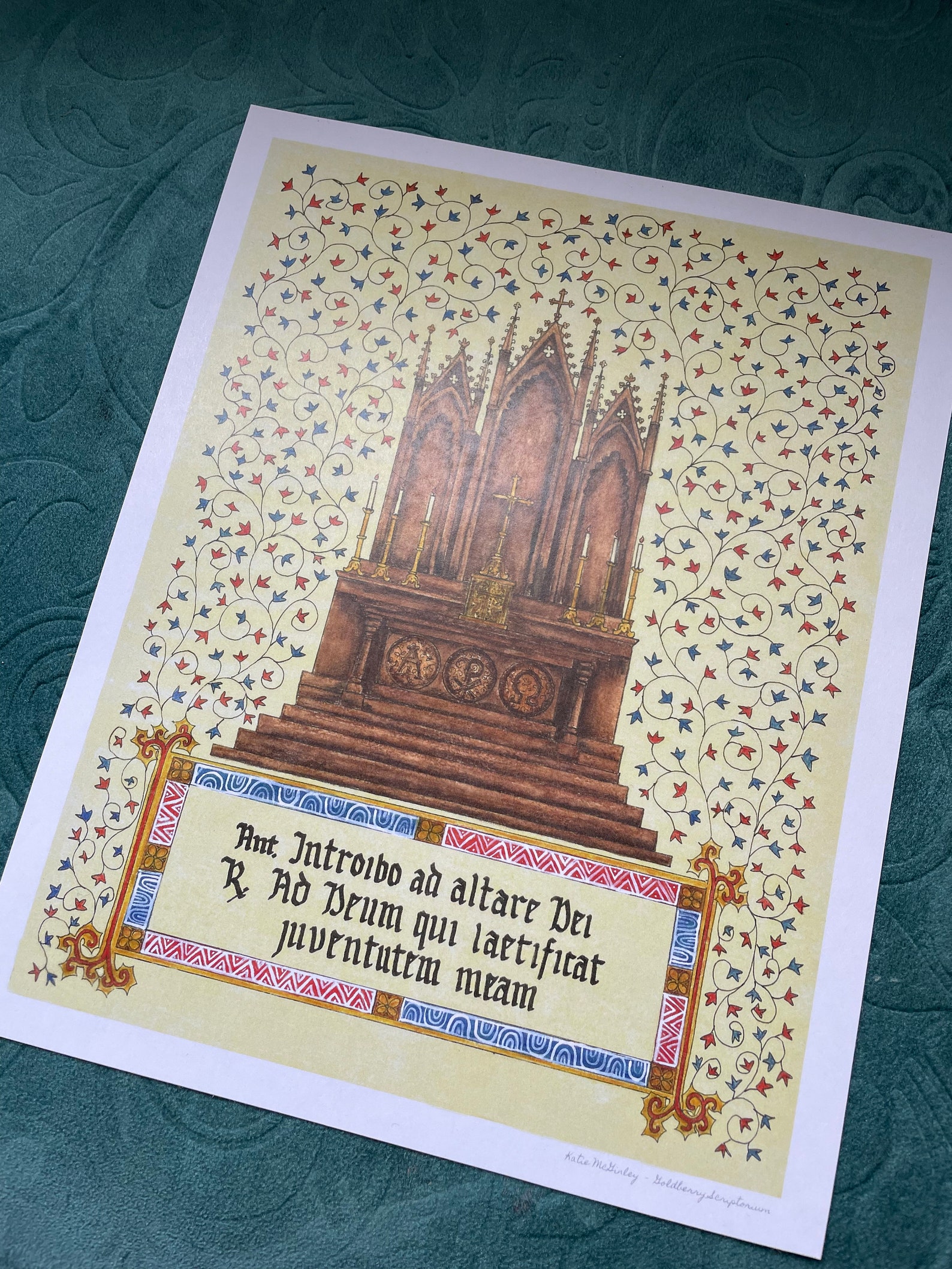 Introibo Print Latin TLM Prayers at the Foot of the Altar - Etsy