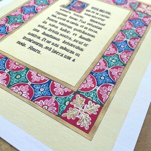 Pater Noster Print | Latin Prayer, Our Father, Catholic, Traditional ...