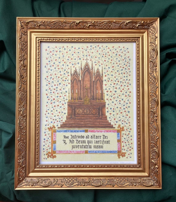 Introibo Print Latin TLM Prayers at the Foot of the Altar - Etsy
