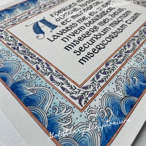 Asperges Me Print | Latin, Catholic, Traditional, Mass, Prayer ...