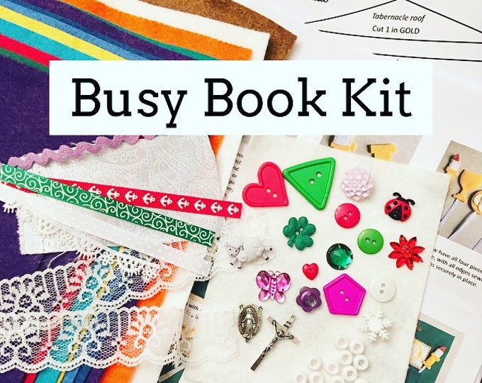 Busy Book Kit, Mass Quiet Book, Felt Book, Interactive, Sensory Play ...