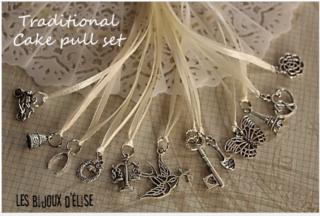 12 Pcs Traditional Wedding Cake Pull Charms or Keychains - Etsy Canada