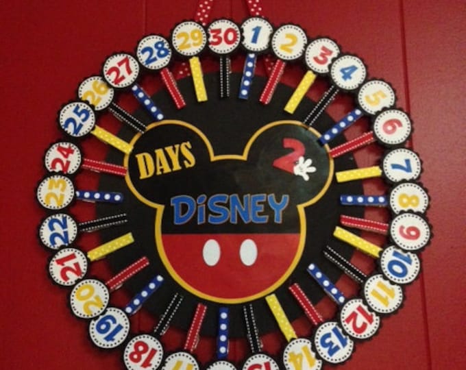 Disney Countdown Calendar, Days 2 Disney Countdown Calendar, Mickey ...